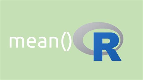 Find Mean In R R Statistics Tutorials Techooid Com