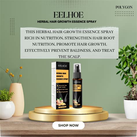 Eelhoe Herbal Hair Growth Essence Spray Hair Regrowth Serum Advanced Hair Growth Treatment Serum