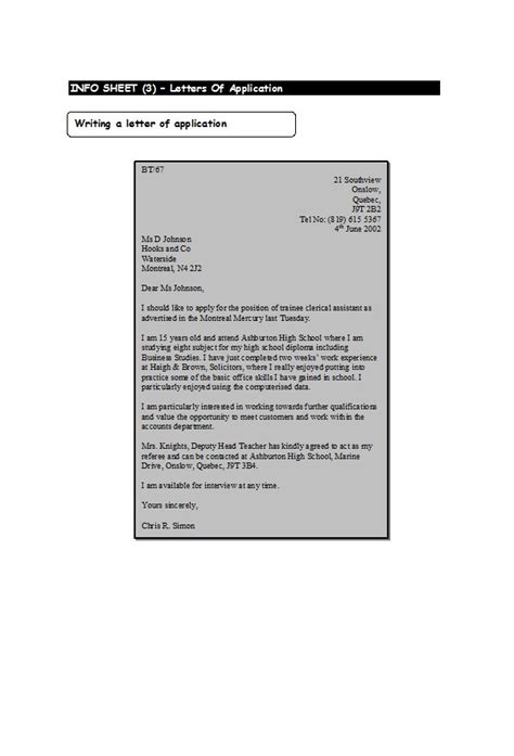 49 Best Letter Of Application Samples How to Write Guide ᐅ