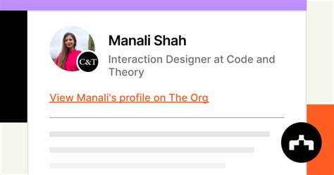 manali shah interaction designer at code and theory the org