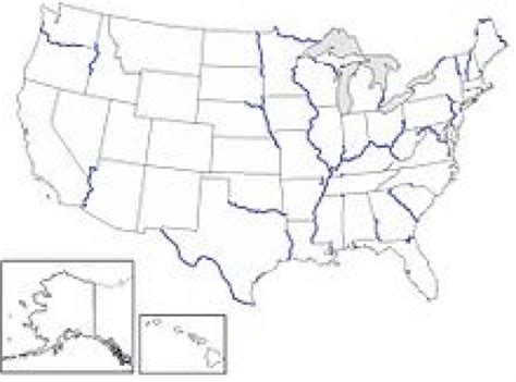 Eastern Us Map With State Borders Printable Map