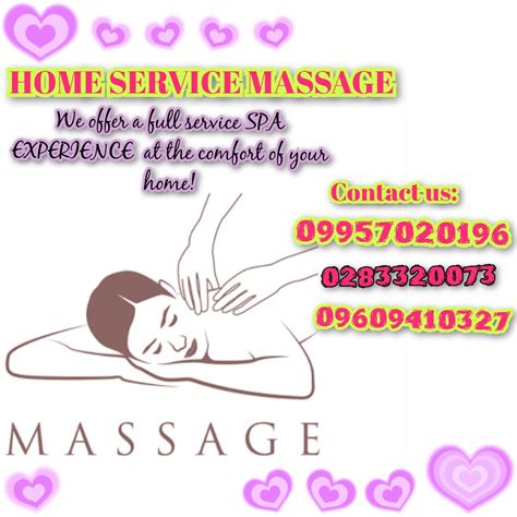 Home Service Massage Spa Lifestyle Services Beauty And Health Services