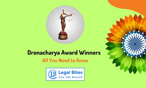 Dronacharya Award Winners All You Need To Know Legal 60