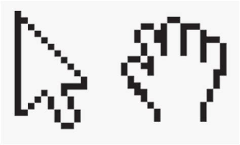 8 Bit Mouse Cursor Free Transparent Clipart ClipartKey