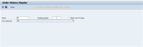 CKMLPOH SAP Tcode Order History Display CKMLPOH SAP Tcode Order History Display