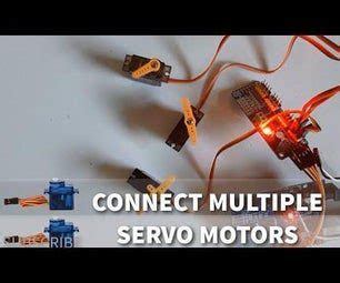Arduino How To Connect Multiple Servo Motors PCA Tutorial Visuino Visual Development