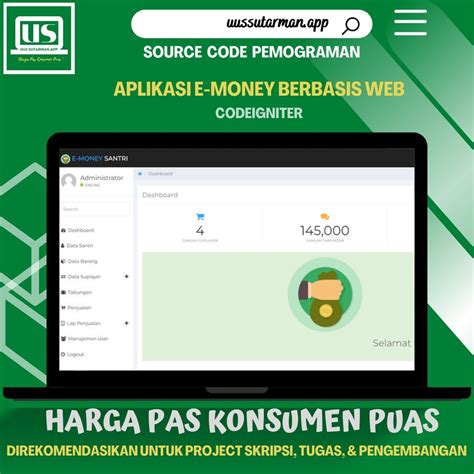 Jual Source Code Aplikasi E Money Dengan Codeigniter Shopee Indonesia