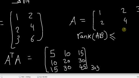 163 [eng] svd matlab and by pen numerical example rectangular matrix