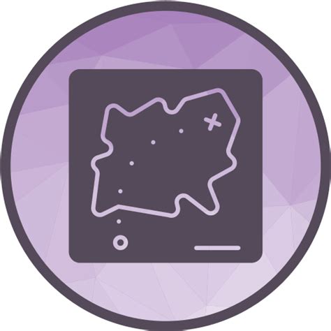 Map Generic Outline Color Icon