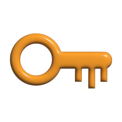 3d Icon Of Key 24514442 Png