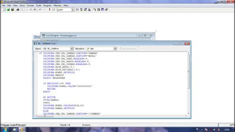 visual foxpro debug program message error unknow member cmb youtube