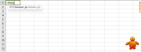 How To Use RSQ Function In Excel Data Analytics Monkidea Wisdom