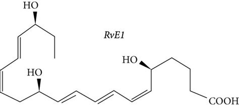 Molecular Structure Formula Of Resolvin Rv And Protectin Pd A
