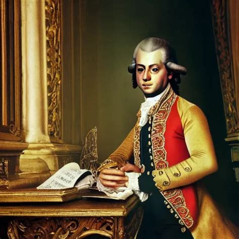 Award Winning Photograph Of Mozart By Annie Leibovitz Stable