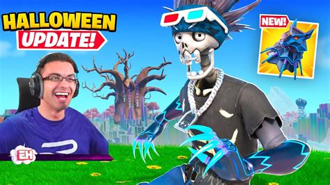 Nick Eh 30 Reacts To Halloween Update In Fortnite 2022 Youtube
