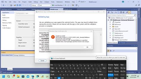 I Have A Problem With A Uwp Web Browser App I Cant Publish It On