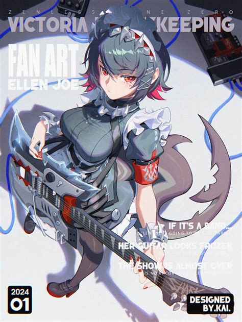 女仆装绝区零艾莲·乔艾莲乔图片尺寸3750x5000 Bobopic