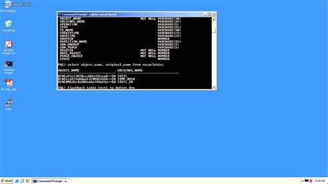 how to un drop table in oracle youtube