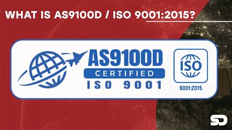 Understanding AS9100D ISO 9001 2015 Certification YouTube
