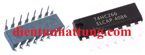 IC SỐ SN74HC266 CỔNG XNOR IC CỔNG LOGIC 14 CHÂN DIP
