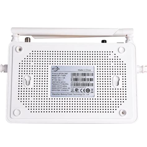 2ge 2fe 2voip 2 4ghzand5ghz Wifi Onu Bt 715xr Fiber Optic Modem Router