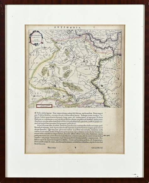 At Auction Antique Map Of Zutphen