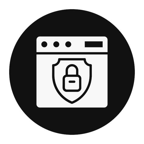 Premium Vector Website Security Vector Illustration