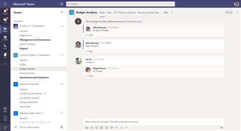 管理 microsoft teams 的保留原則 microsoft teams microsoft learn