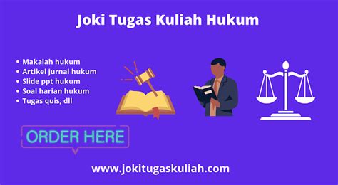 Joki Tugas Hukum Bergaransi Joki Tugas Kuliah