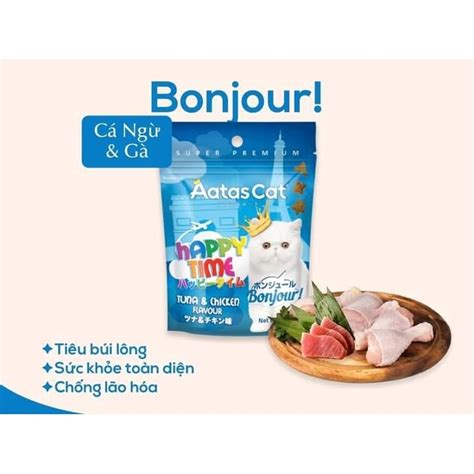 Bánh Thưởng Aat Cat Happy Time 60g