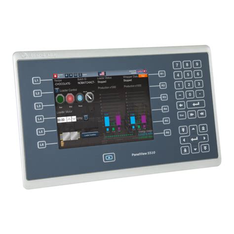 Rockwell Automation Allen Bradley Panelview 5510 Series User Manual Pdf