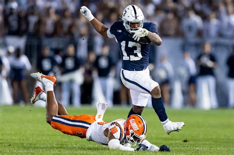 Penn State Illinois Kaytron Allen Nick Singleton Defense Dominate In