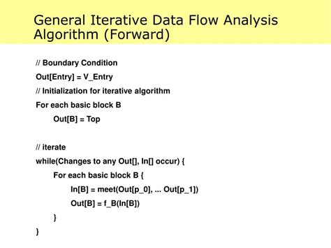 Ppt Data Flow Analysis Ii 15 817a Model Checking And Abstract