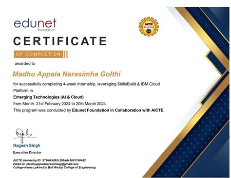 Ai Cloudcomputing Ibmcloud Internship Chatbot Project Madhu