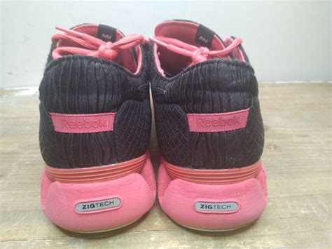Reebok Zigtech All Terrain Pink And Black Running Shoes Gem