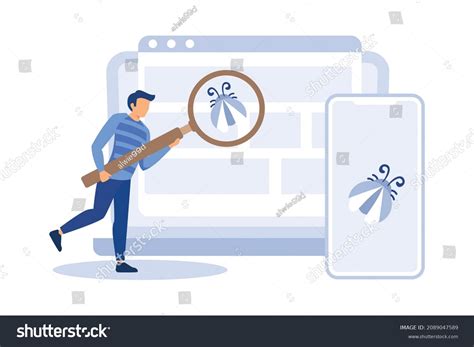Cross Platform Testing Flat Modern Design Stock Vector Royalty Free
