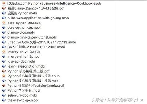 python 電子書免費分享，從基礎到進階，非常全面 每日頭條