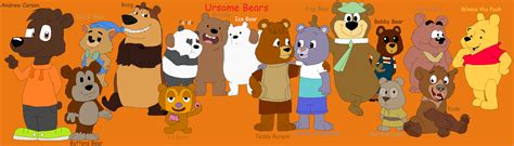 My Favorite Cartoon Bears By Justinanddennis On Deviantart