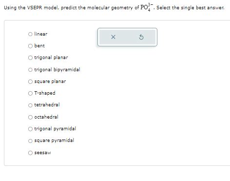 Using The Vsepr Model Predict The Molecular Studyx