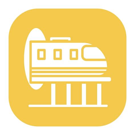 Premium Vector Hyperloop Icon