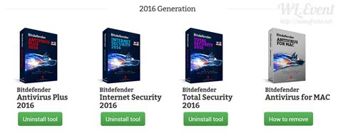 Bitdefender Uninstall Tool 比特防毒官方移除軟體 WL Event