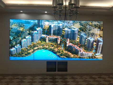 房地产售楼部液晶拼接屏大屏幕 深圳华也科技有限公司