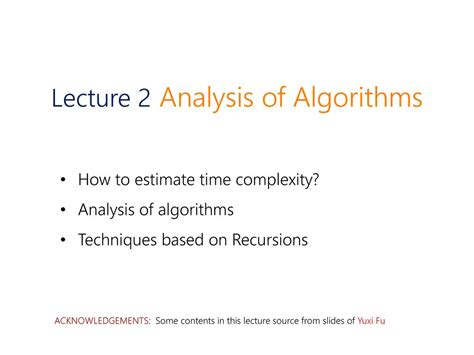 Lecture 2 Analysis of Algorithms - ppt download
