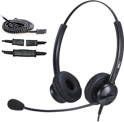 Cisco Headset Rj9 Dual Call Centre Office Headset With Noise Cancelling