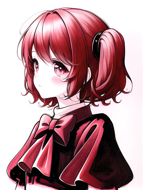 可爱的女孩子卡通头像画 无界ai