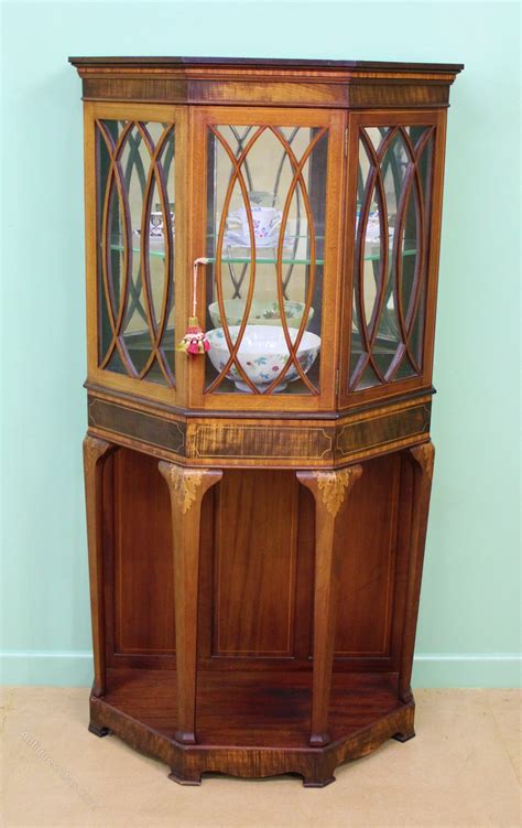 Edwardian Inlaid Mahogany Display Cabinet As402a2497 Antiques Atlas