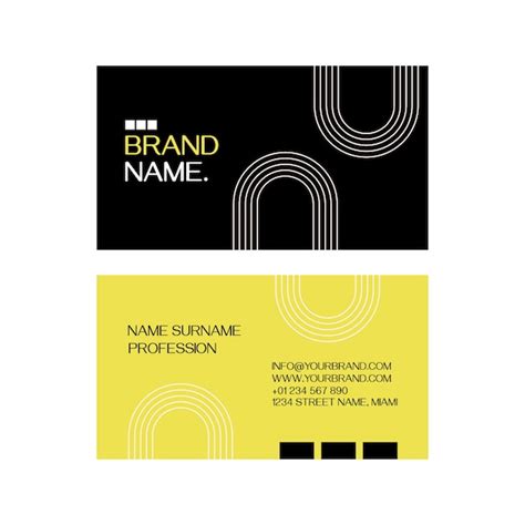 Premium Vector Flat Design Minimalist Business Card