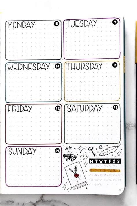 Pin On Bujo Week Spreads