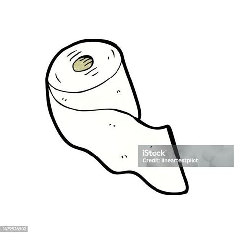 Cartoon Toilet Paper向量圖形及更多卡通圖片 卡通 另類的 廁所 家居設施 Istock