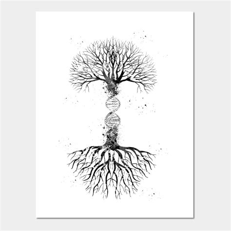 Dna Tree Art Print